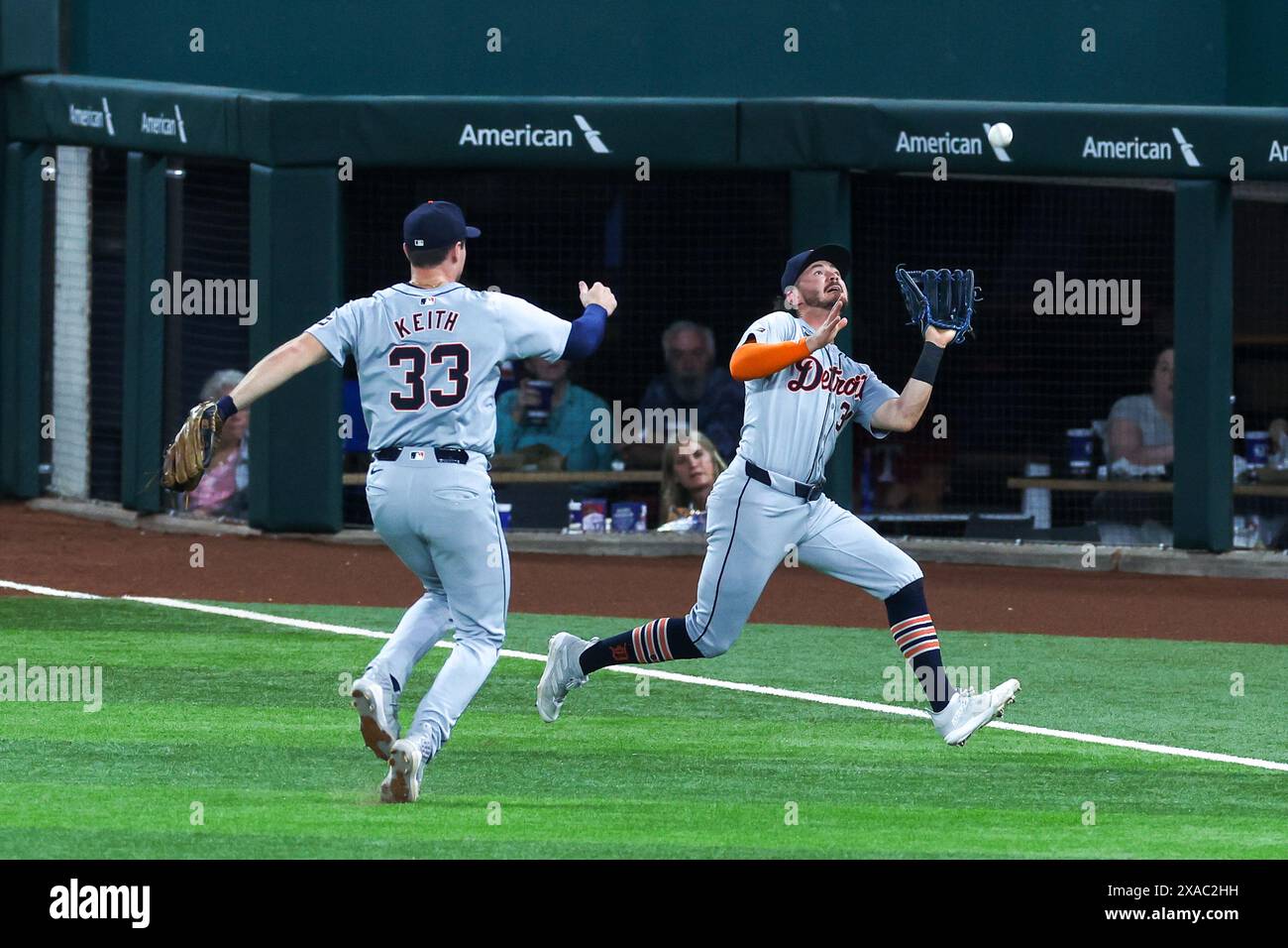 Arlington, Texas, USA. 05th June, 2024. Detroit Tigers shortstop Zach ...