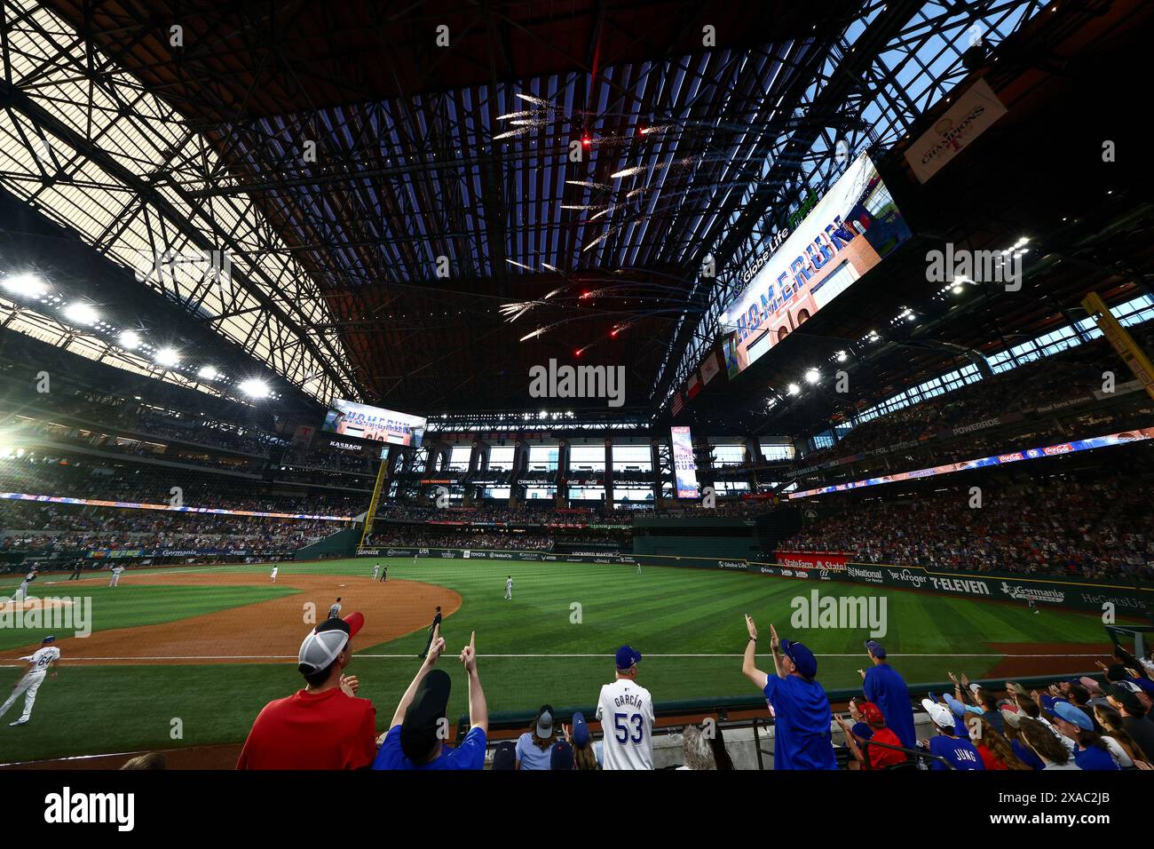 Arlington Texas Usa 05th June 2024 Fans React To Fireworks And A