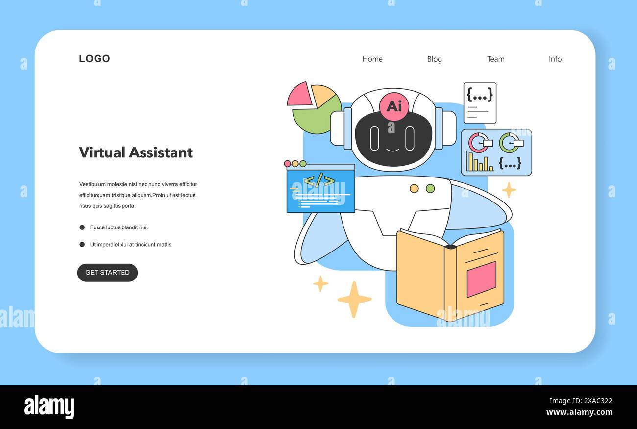 Ai Powered Virtual Assistant Analyses Data And Codes Active In Programming Tasks Exploring 8775