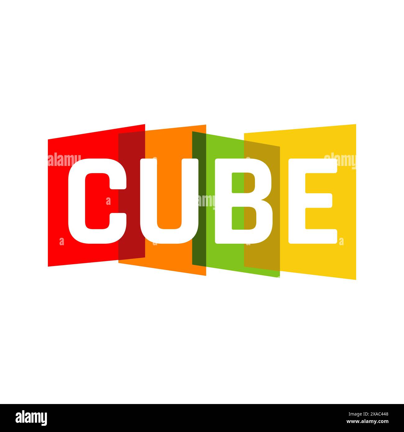 creative colorful box letter cube logo design vector on a white background Stock Vector Image ...