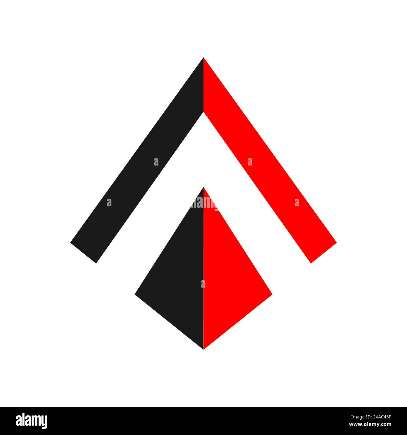 Mountain peak logo hi-res stock photography and images - Alamy