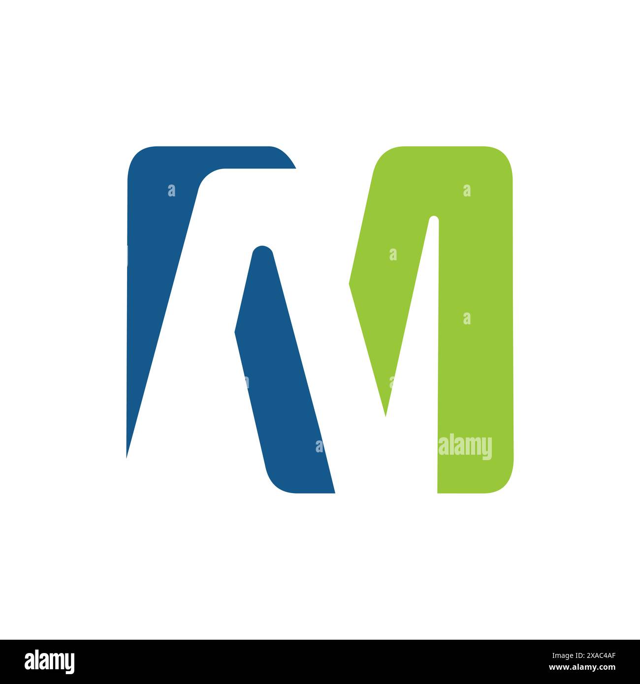 creative Letter M initial logo design vector template illustrations with modern theme Stock ...