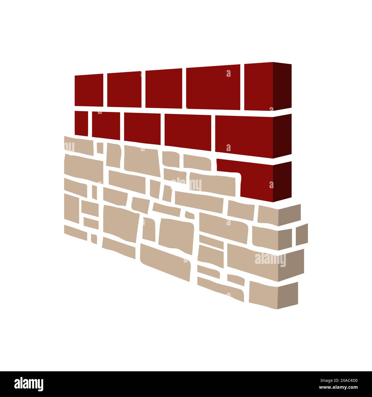 Discover our Laid Bricks Vector Logo Graphic Design, a testament to ...