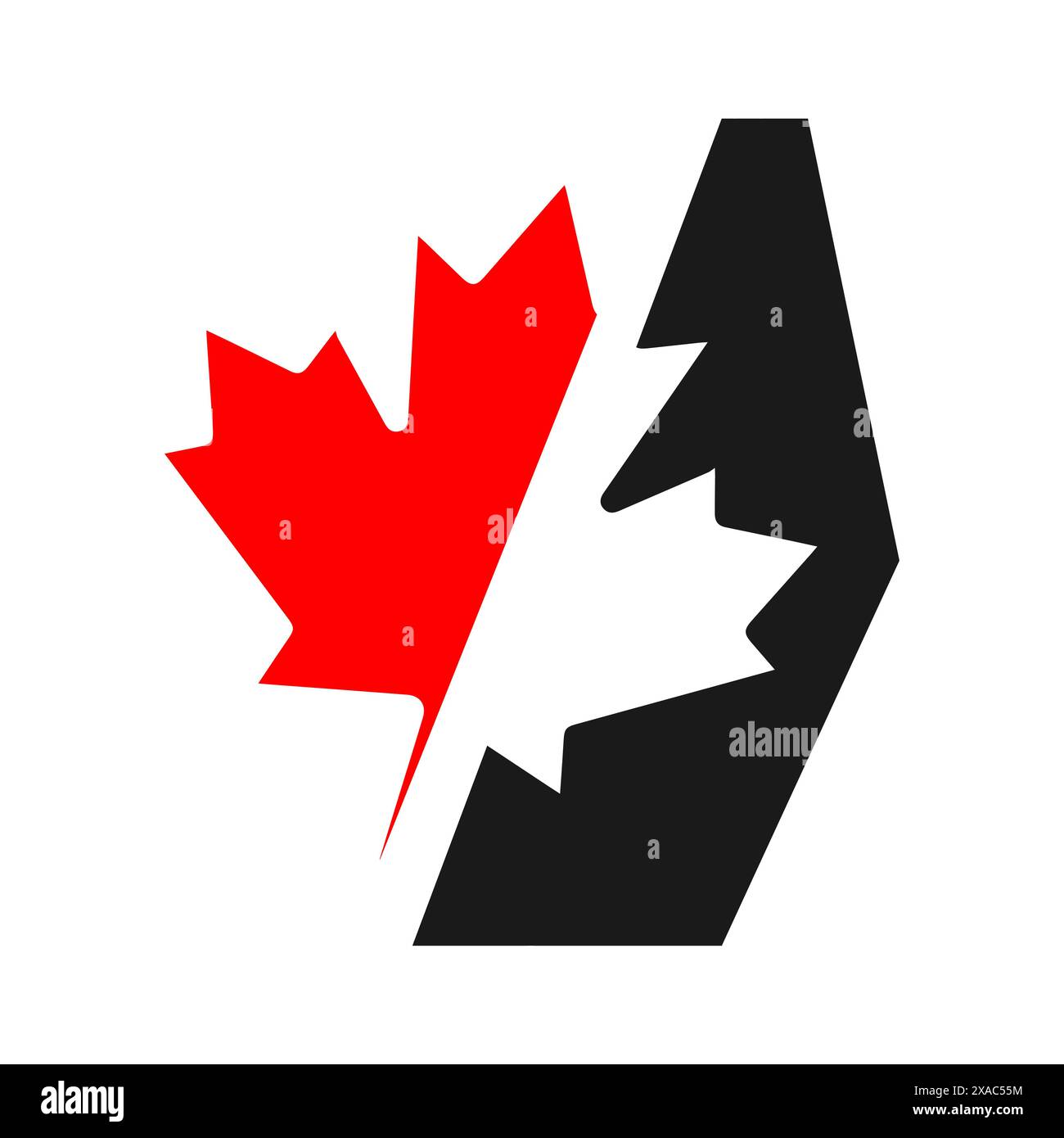 Maple leaf logo Stock Vector Images - Alamy