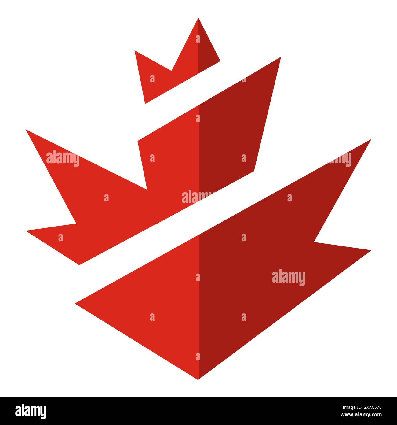 Maple leaf logo hi-res stock photography and images - Alamy