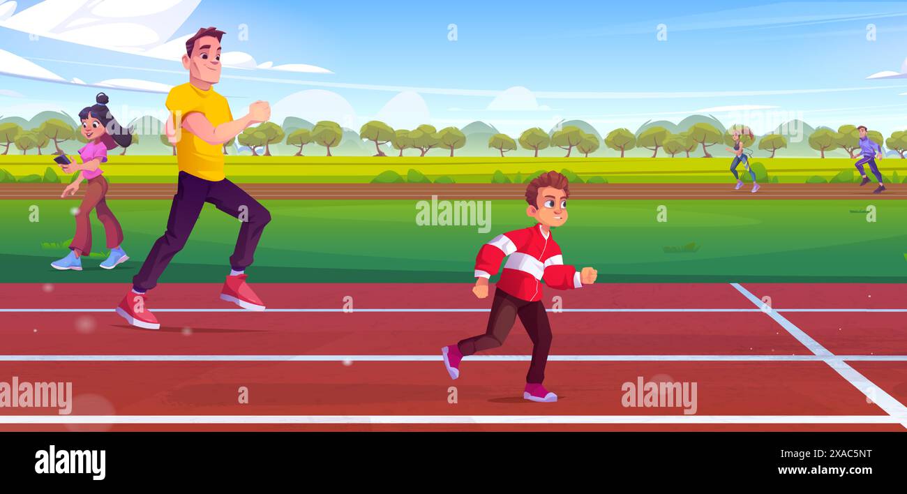 Track Cartoon Guy