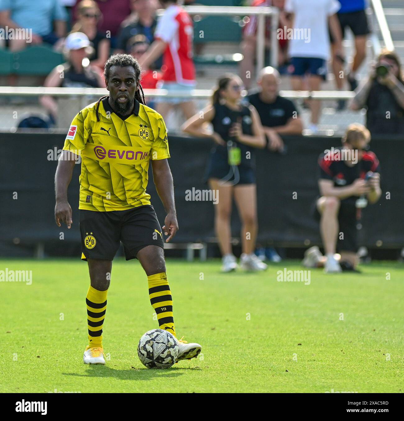 June 5, 2024, Cary, North Carolina, USA: Borussia Dortmund defender ...