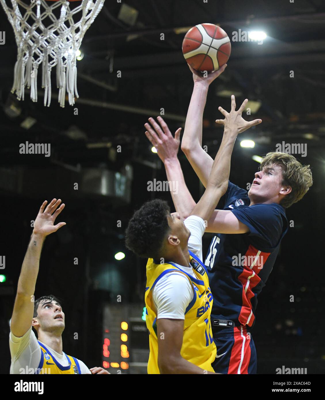Daniel Jacobsen (USA). FIBA Basketball Americup U18 - Buenos Aires 2024 ...