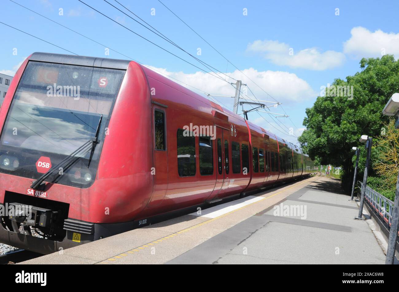 Copenhagen/ Denmark/05 jUNE 2024/Daniosh local train dsb is part of ...