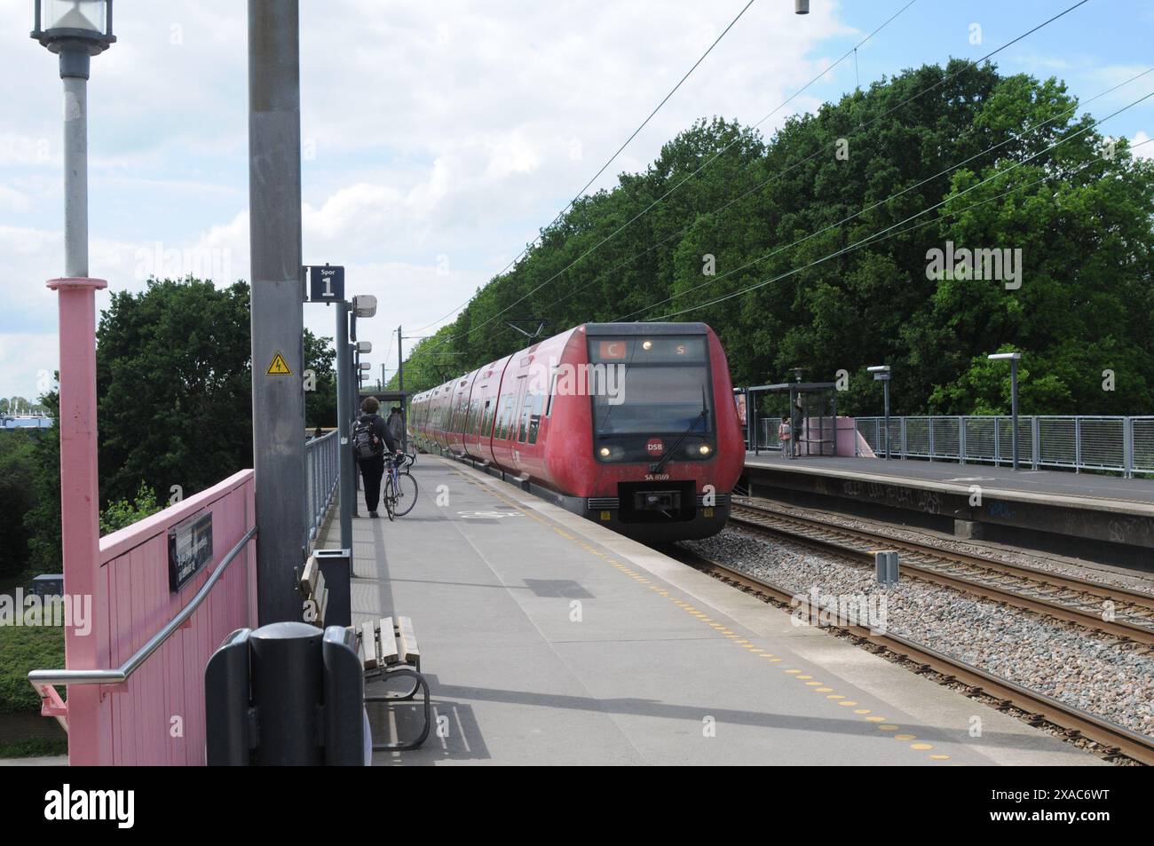 Copenhagen/ Denmark/05 jUNE 2024/Daniosh local train dsb is part of ...