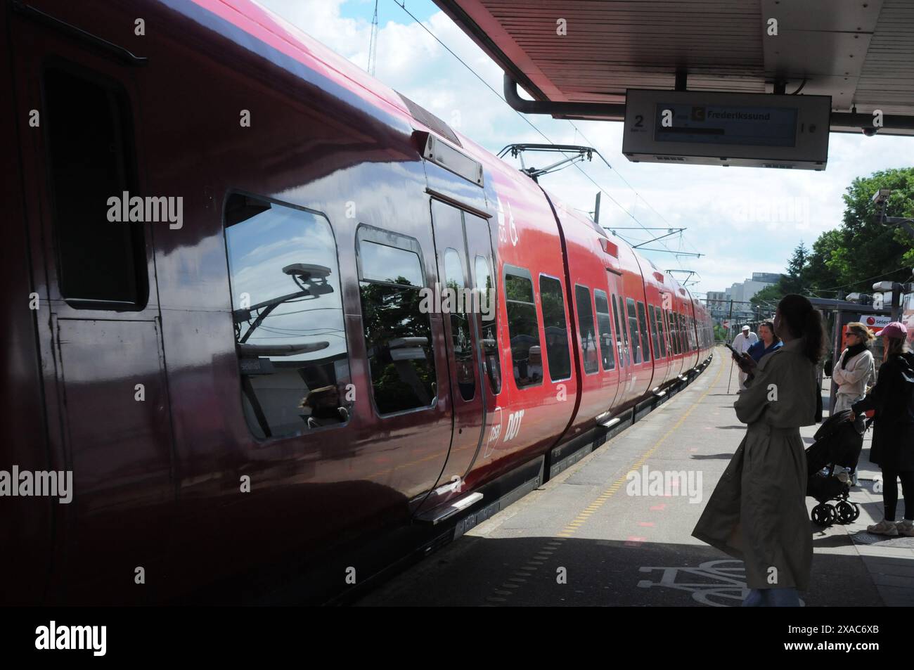 Copenhagen/ Denmark/05 jUNE 2024/Daniosh local train dsb is part of ...