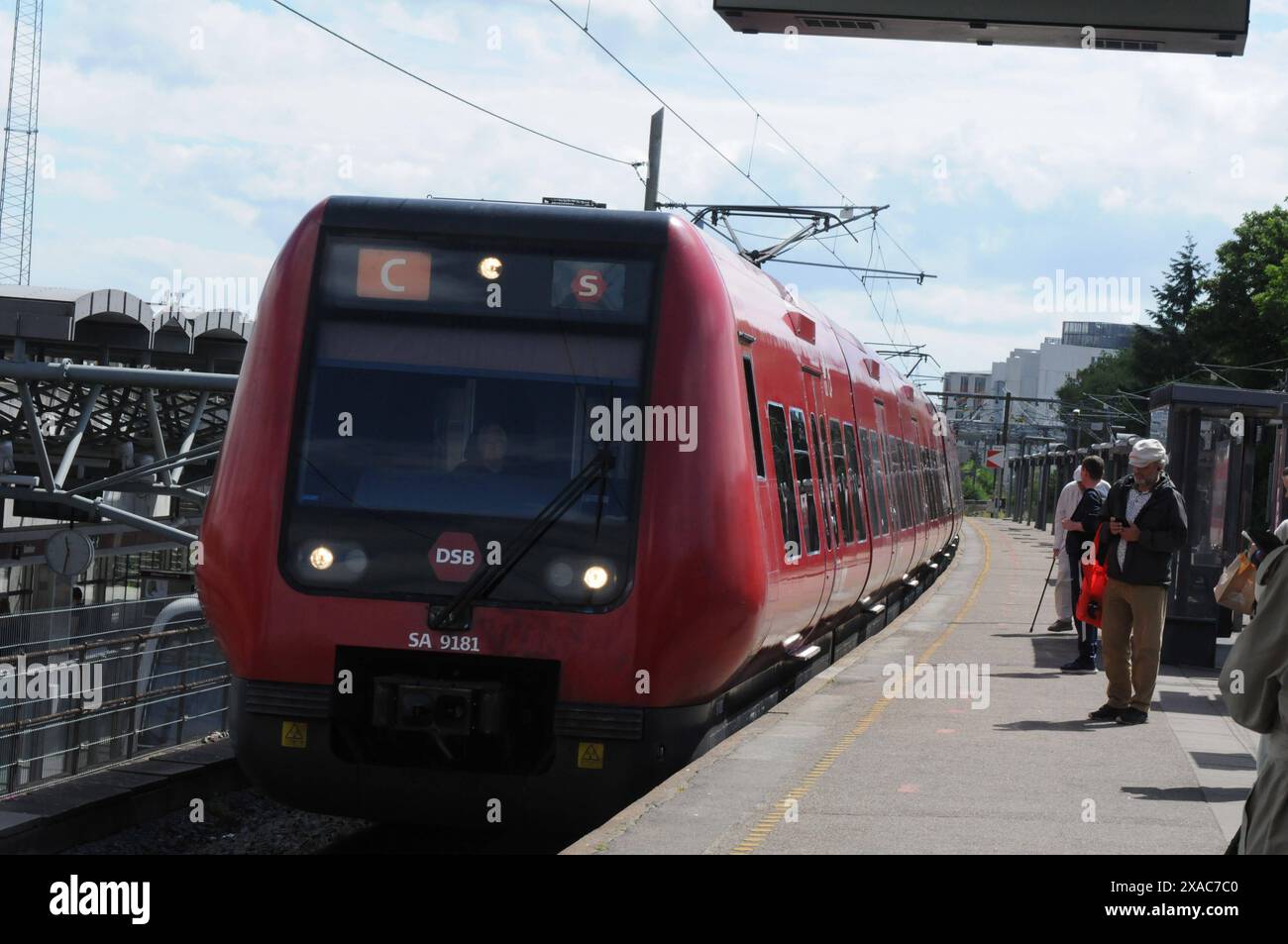 Copenhagen/ Denmark/05 jUNE 2024/Daniosh local train dsb is part of ...