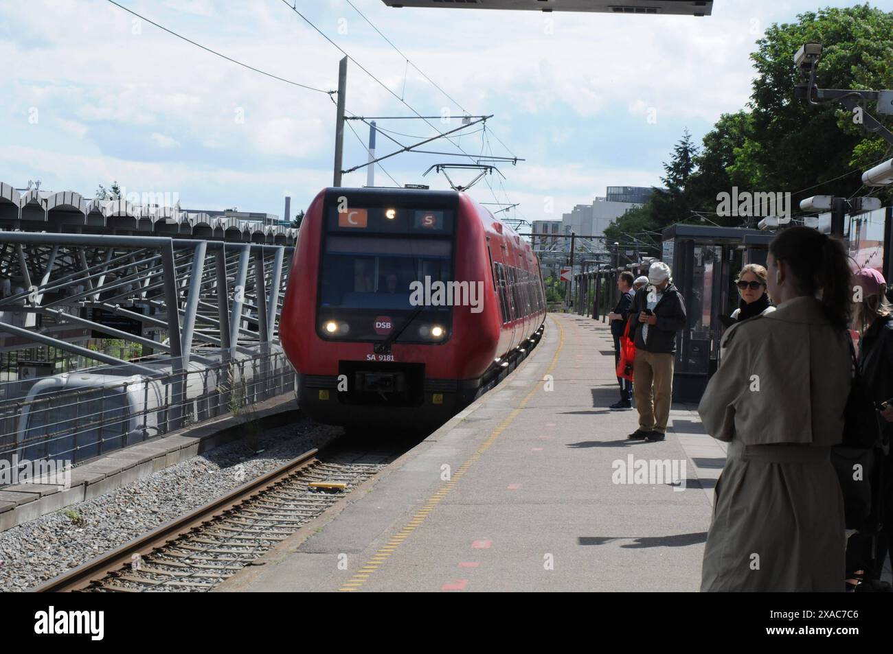 Copenhagen/ Denmark/05 jUNE 2024/Daniosh local train dsb is part of ...