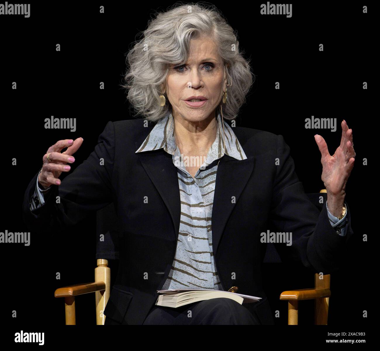 Los Angeles, California, USA. 5th June, 2024. JANE FONDA moderates a ...