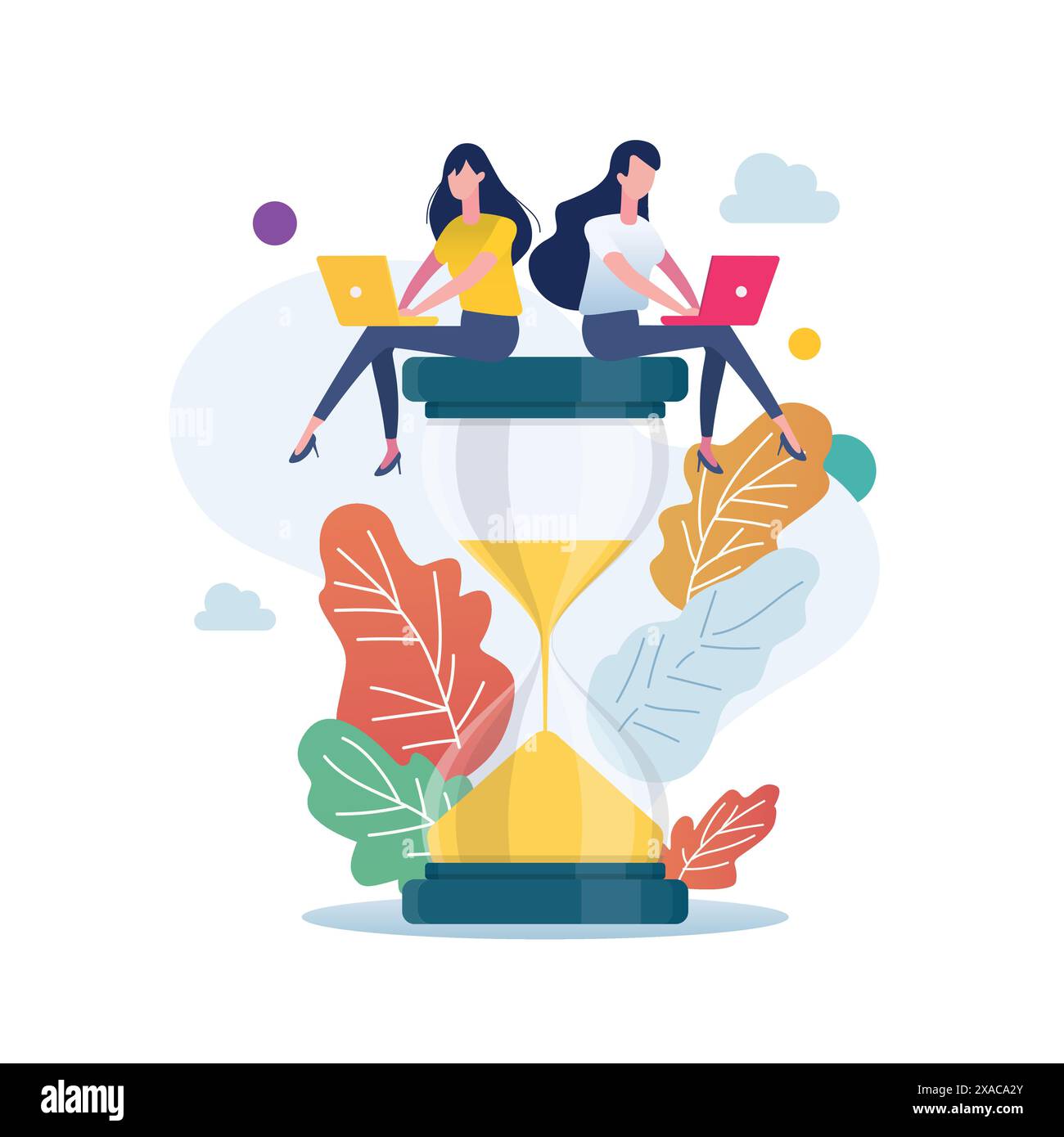 Time management success Stock Vector Images - Alamy