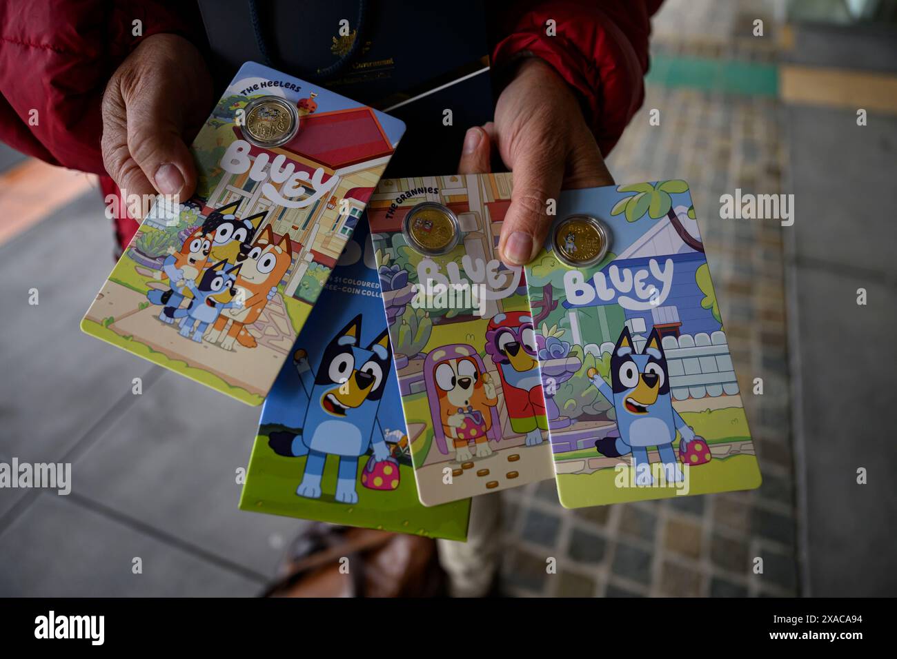 Bluey cartoon hi-res stock photography and images - Alamy