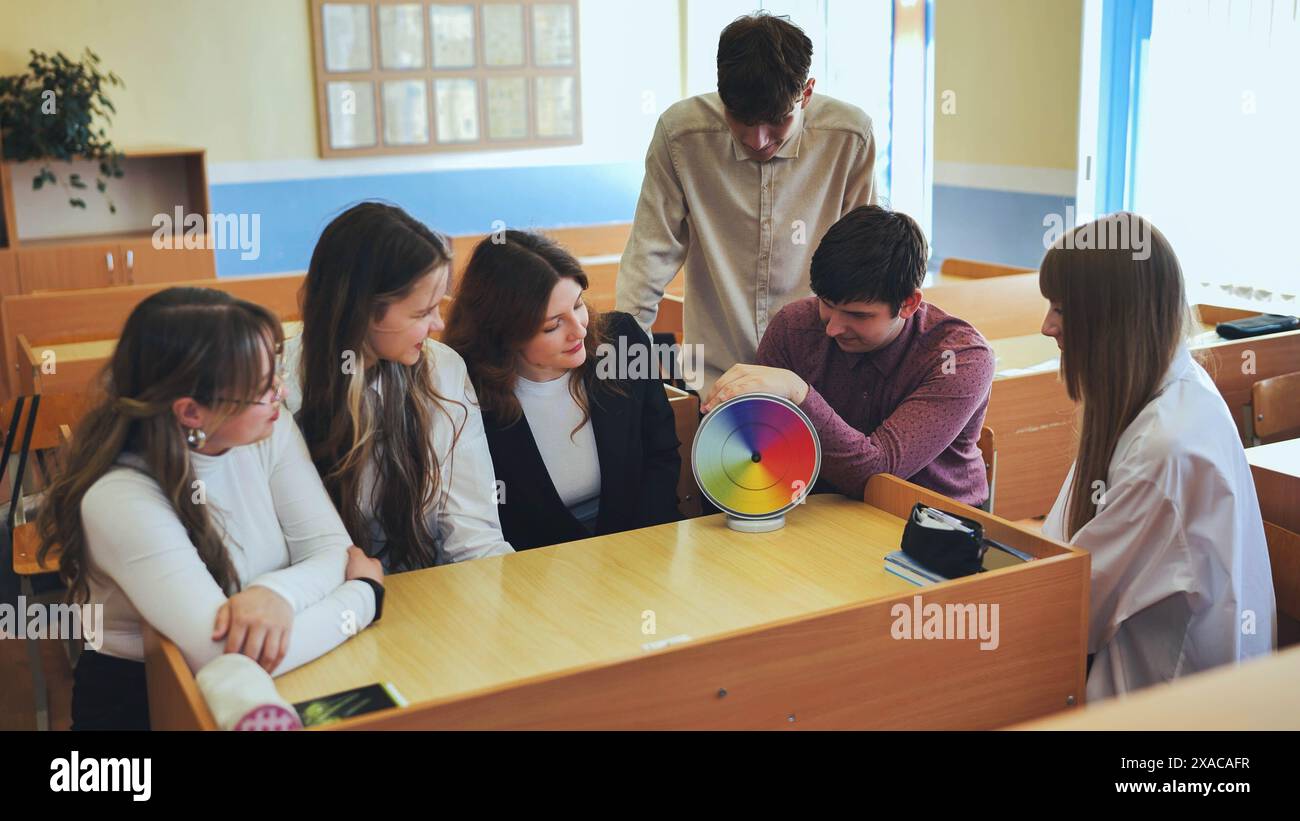 Vintage old male teacher classroom hi-res stock photography and images ...