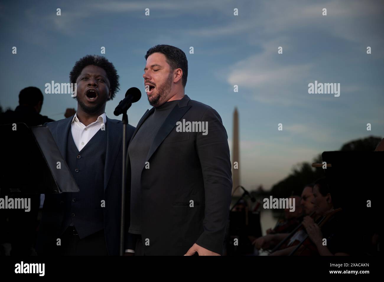 In Washington DC, USA, on June 1, 2024, Italian Opera artist Alvise ...