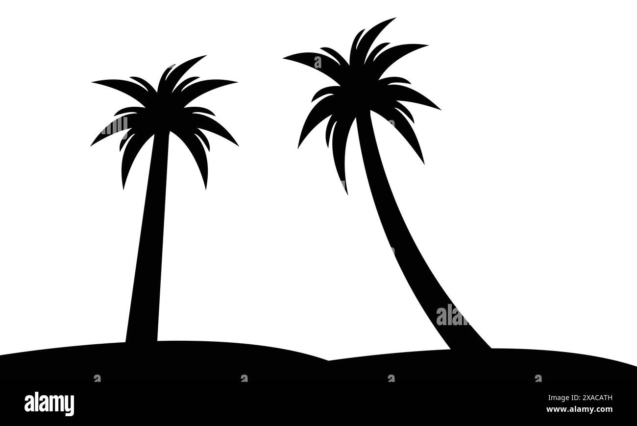 Coconut tree vectors Stock Vector Images - Alamy