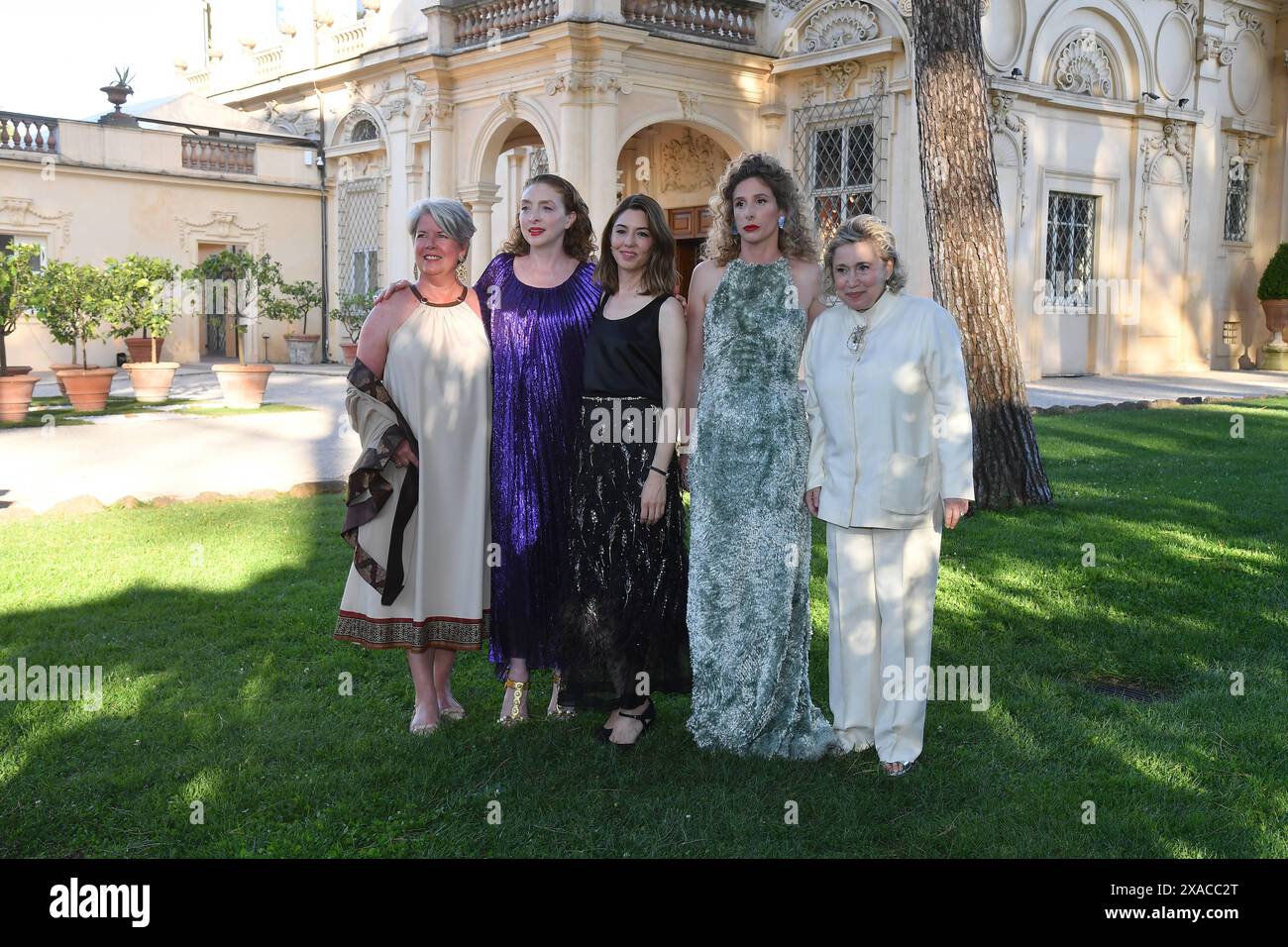 Rome: Villa Aurelia. McKim Medal Gala evening. In the photo: Carla ...