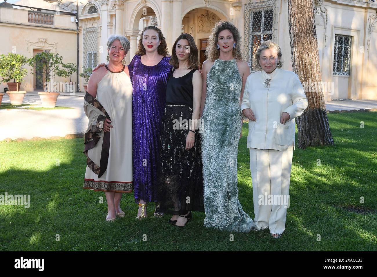 Rome: Villa Aurelia. McKim Medal Gala evening. In the photo: Carla ...