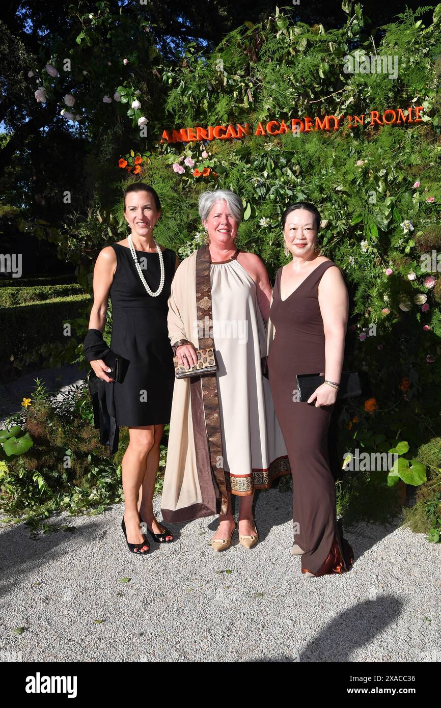 Rome: Villa Aurelia. McKim Medal Gala evening. Pictured: Karen ...