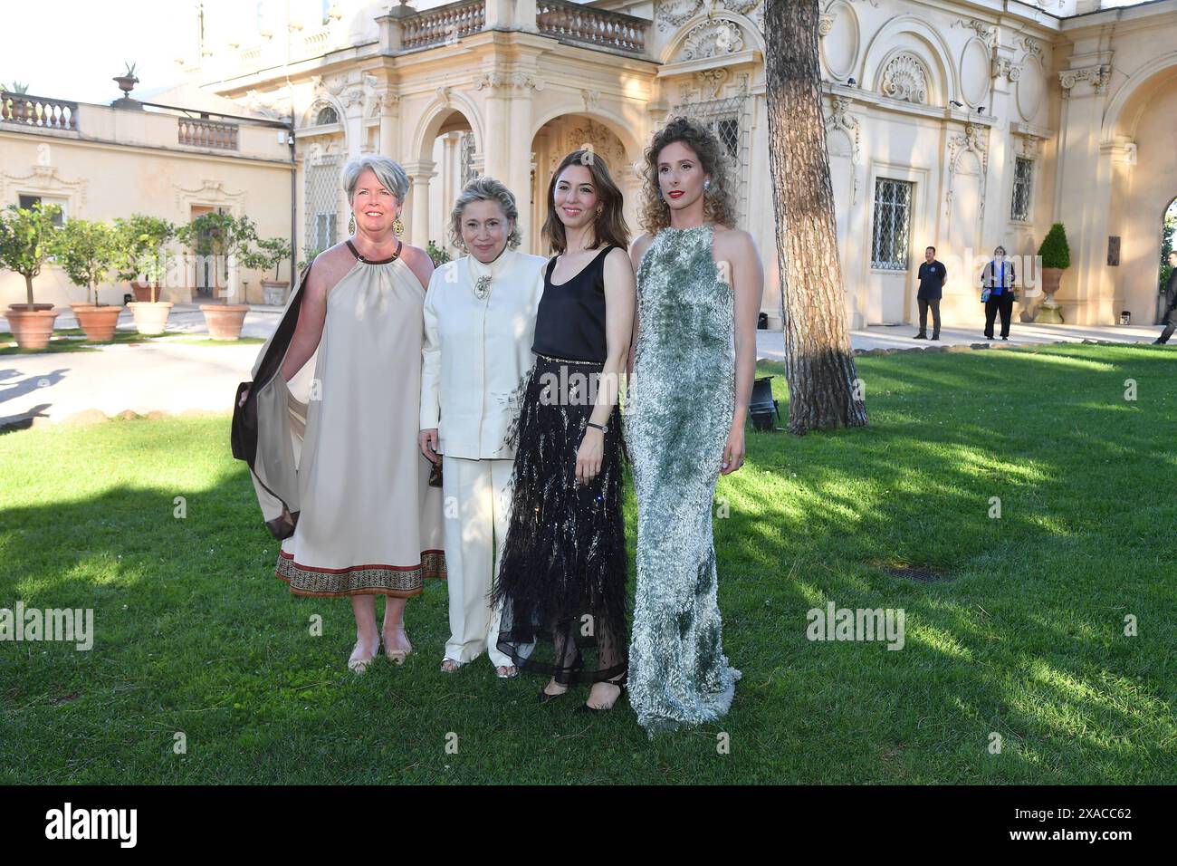 Rome: Villa Aurelia. McKim Medal Gala evening. In the photo: Carla ...