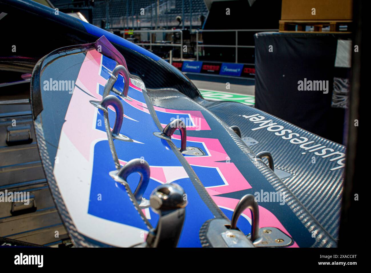 BWT Alpine F1 Team front wing in PitLane - during Formula 1 Aws Grand ...