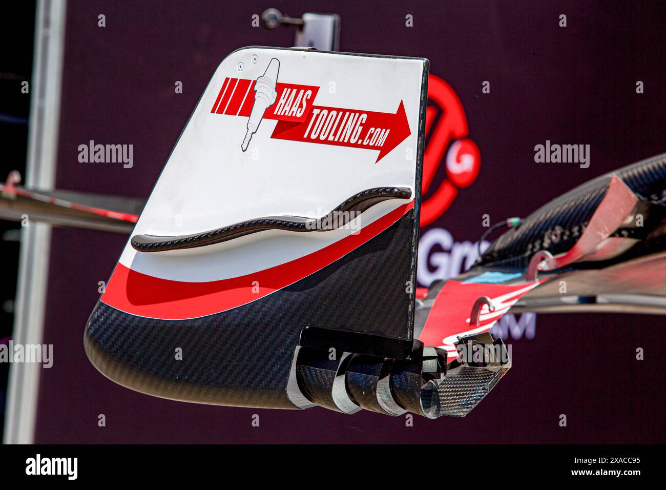 PitLane Haas F1 Team front wing during Formula 1 Aws Grand Prix du ...