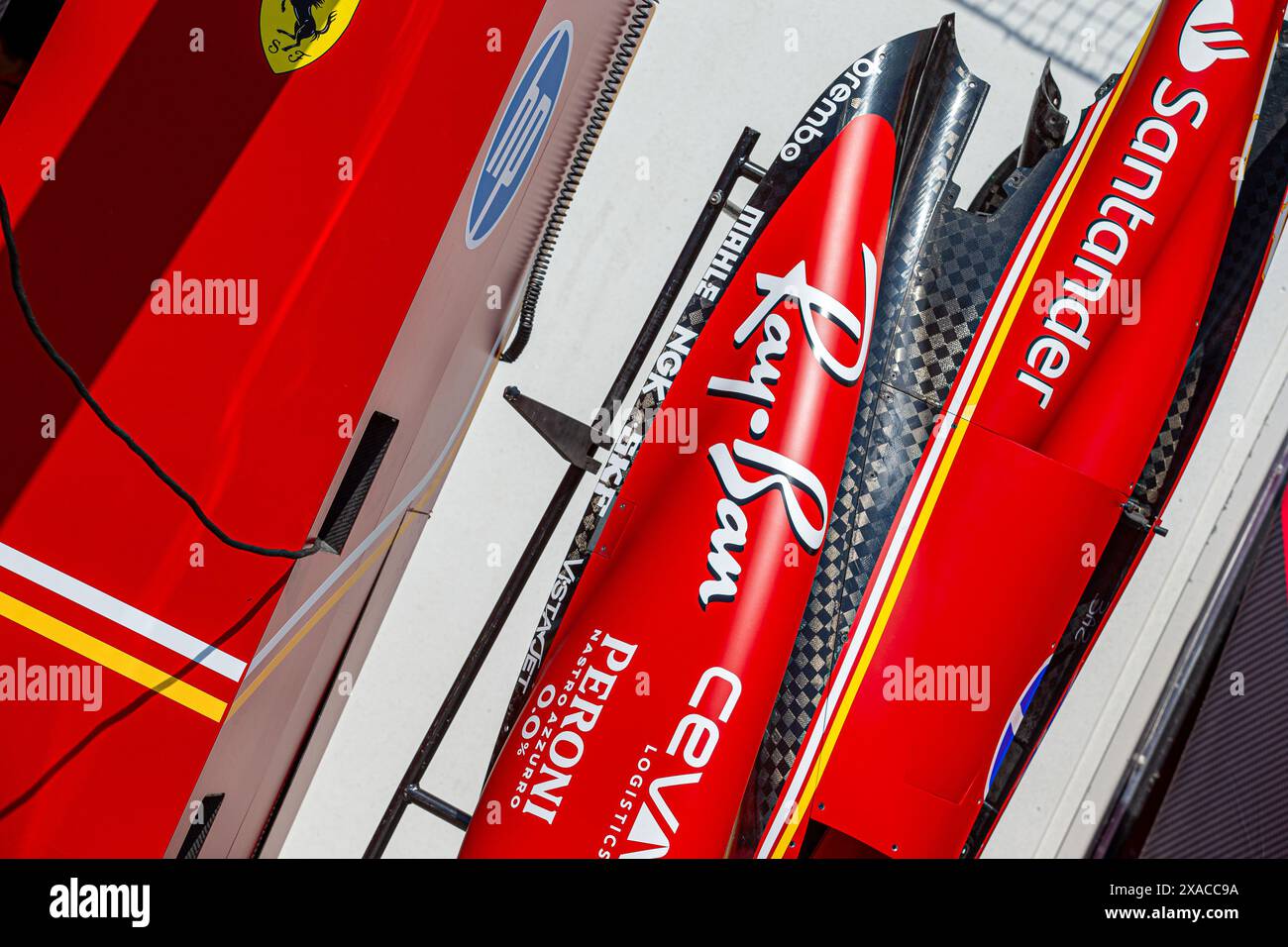 Scuderia Ferrari bodyworks PitLane - during Formula 1 Aws Grand Prix du ...