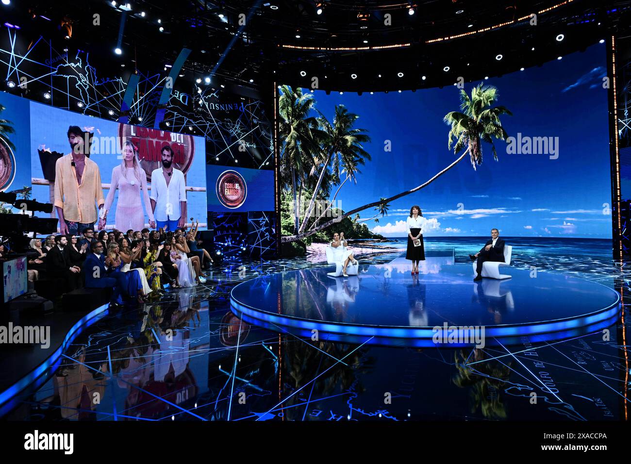 Milan, Italy. 06th June, 2024. Milan, TV show “L'isola dei Famosi ...