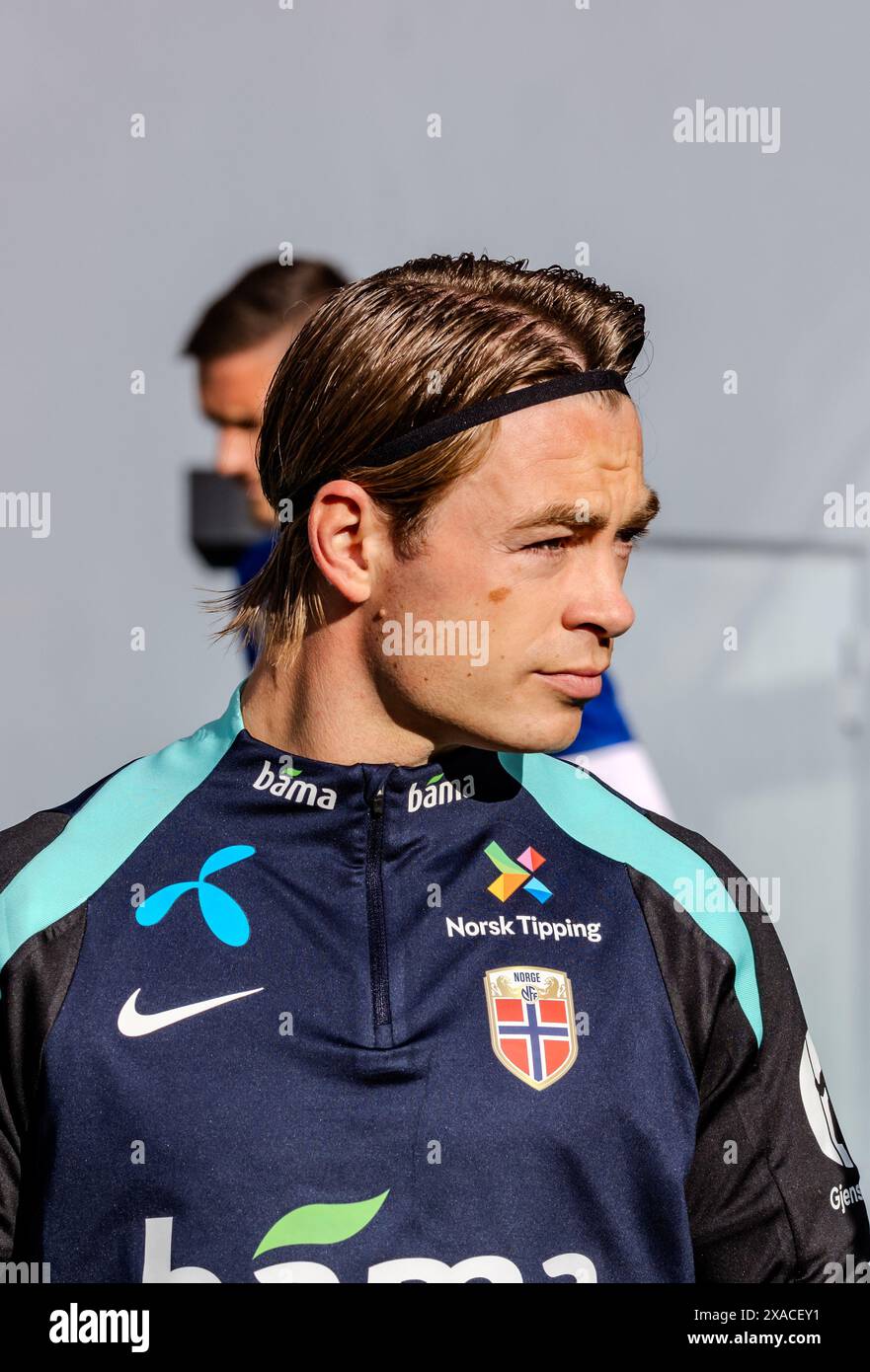 Oslo, Norway. 05th June, 2024. Patrick Berg of Norway seen before the ...