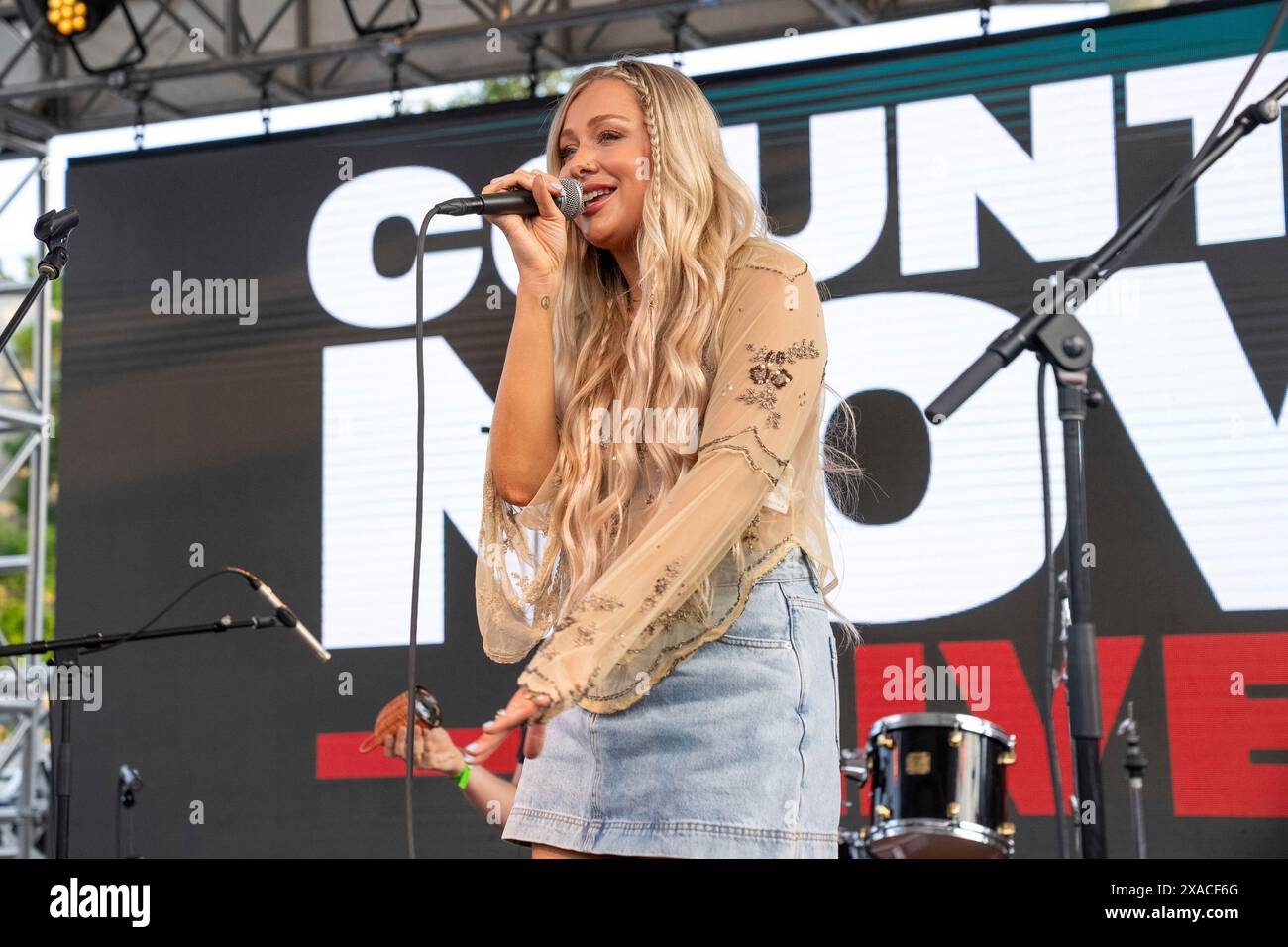 Madeline Merlo performs during Country Now Live on Wednesday, June 5 ...