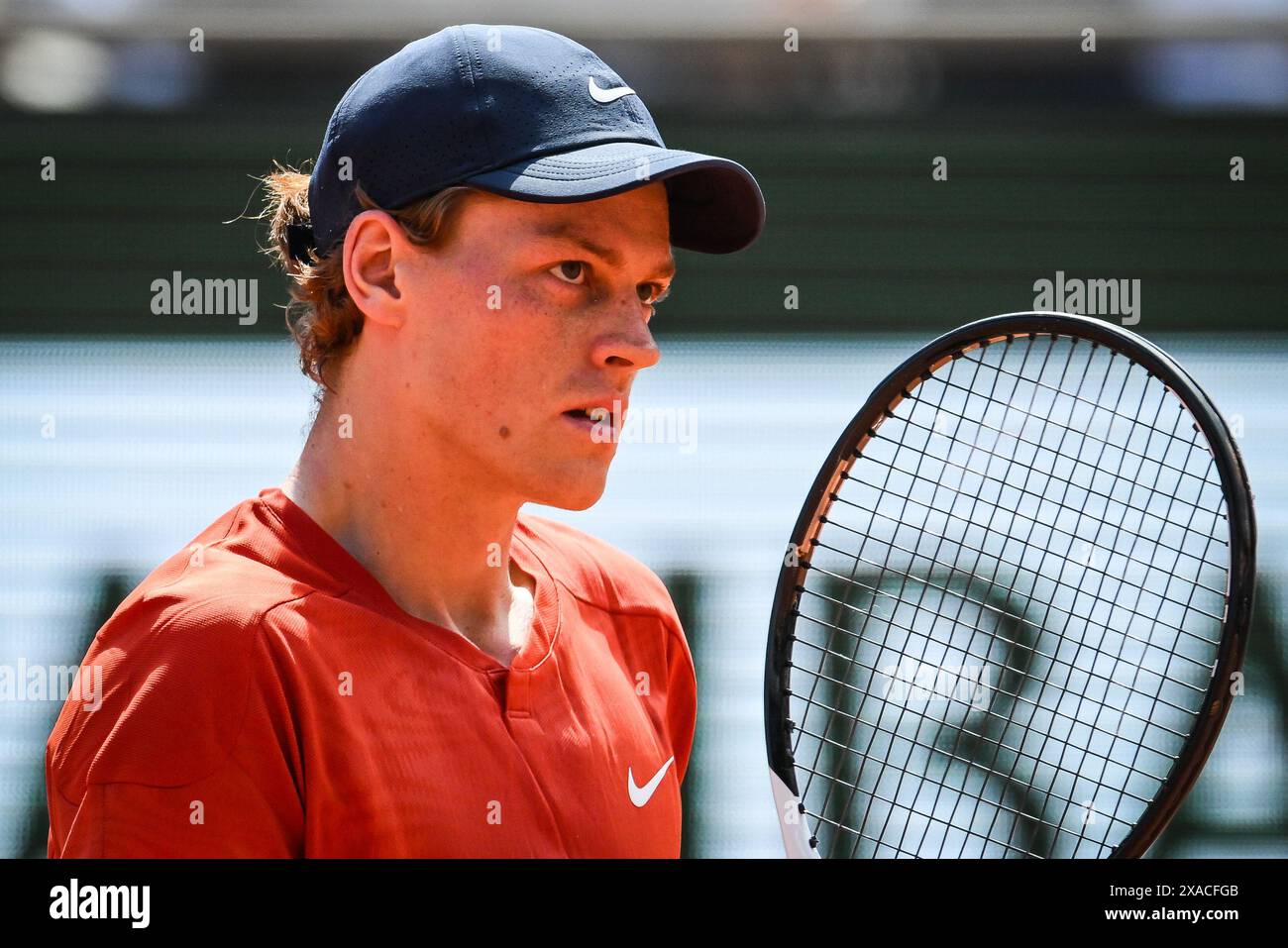 Jannik SINNER of Italy during the tenth day of Roland-Garros 2024, ATP ...