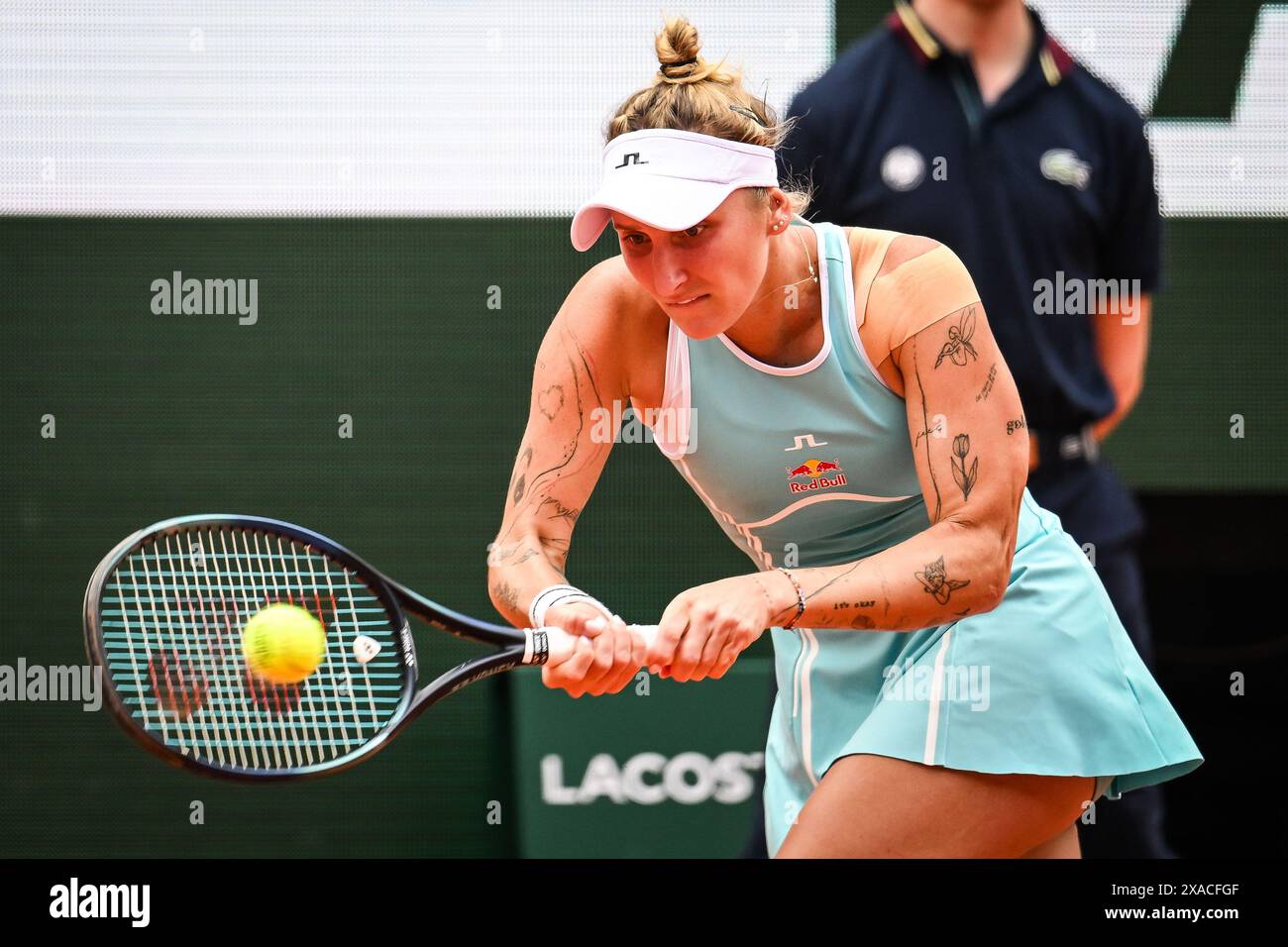 Marketa VONDROUSOVA of Czech Republic during the tenth day of Roland ...