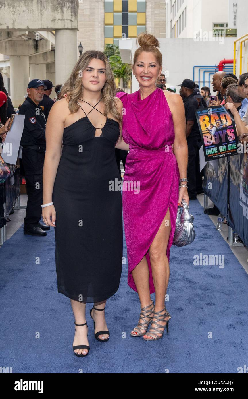MIAMI, FL-JUN 5: MIAMI, FLORIDA - JUNE 05: Marybel Rodriguez (R) is ...