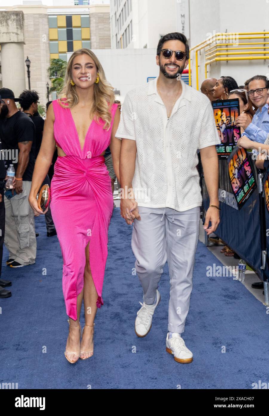 MIAMI, FLORIDA - JUNE 05: Daniela Di Giacomo and Ernesto Beats attend ...