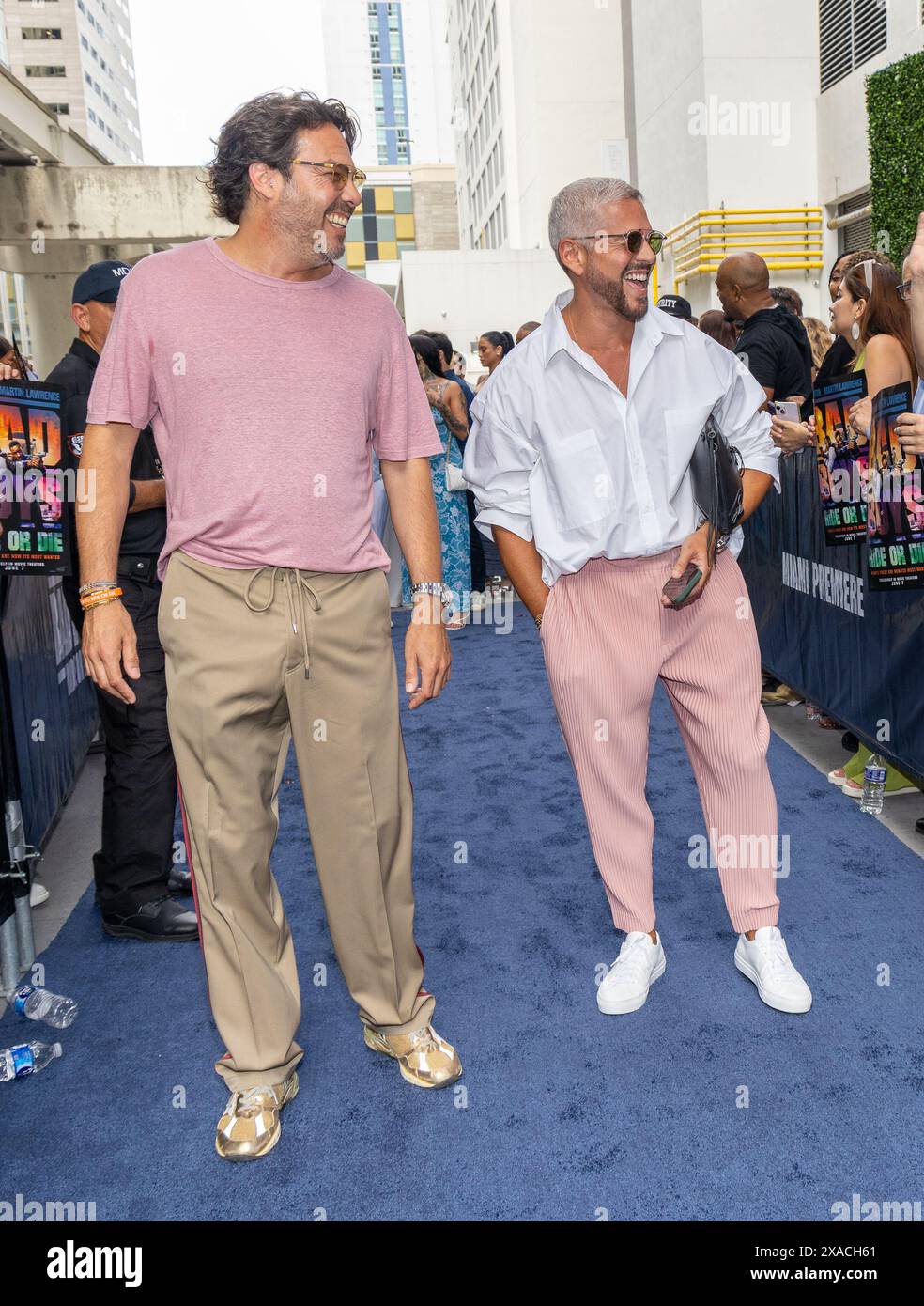MIAMI, FLORIDA - JUNE 05: (R) Rodner Figueroa and Ernesto Mathies ...