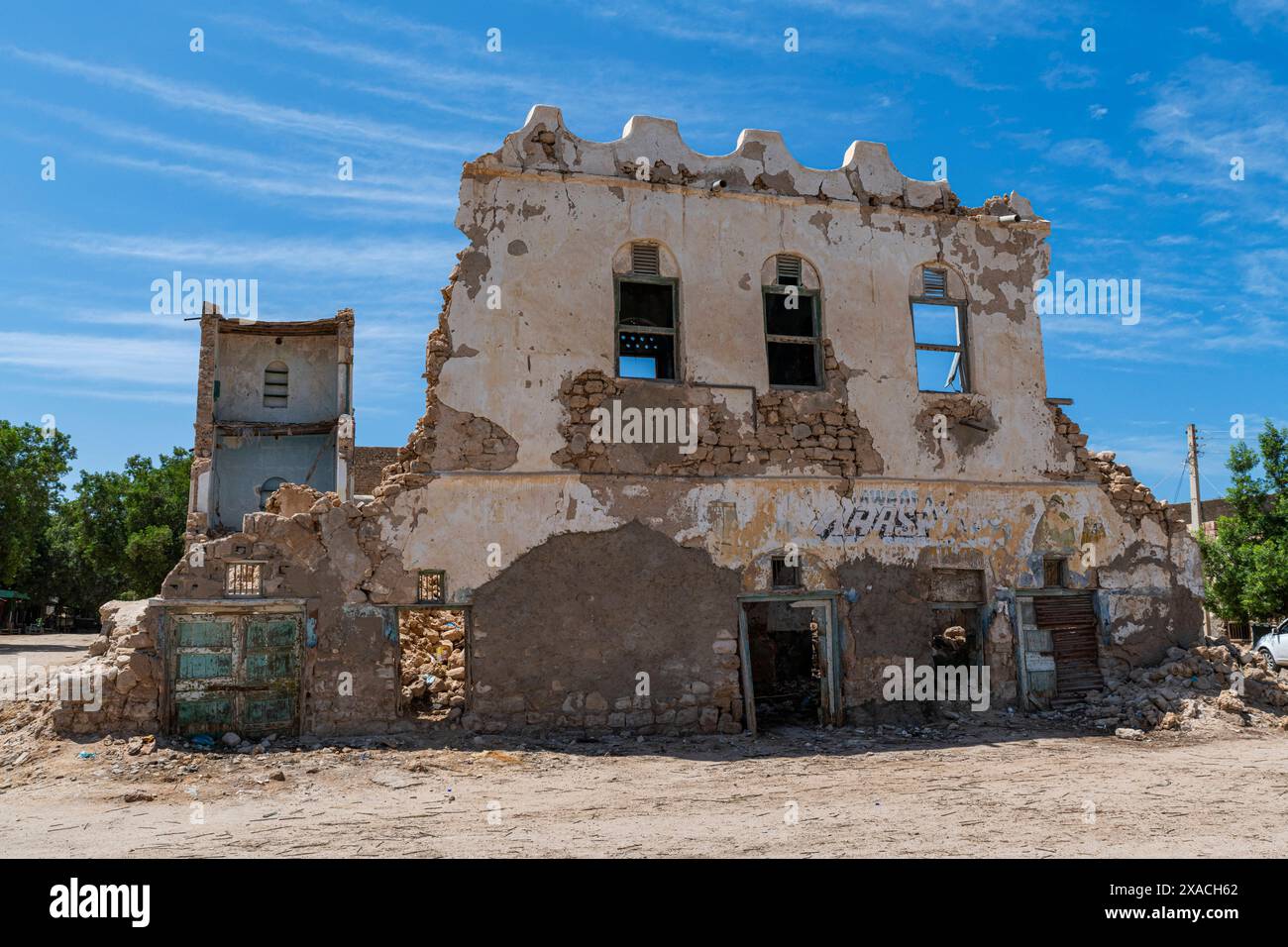 Abandoned Colonial architecture in Berbera, Somaliland, Somalia, Africa ...