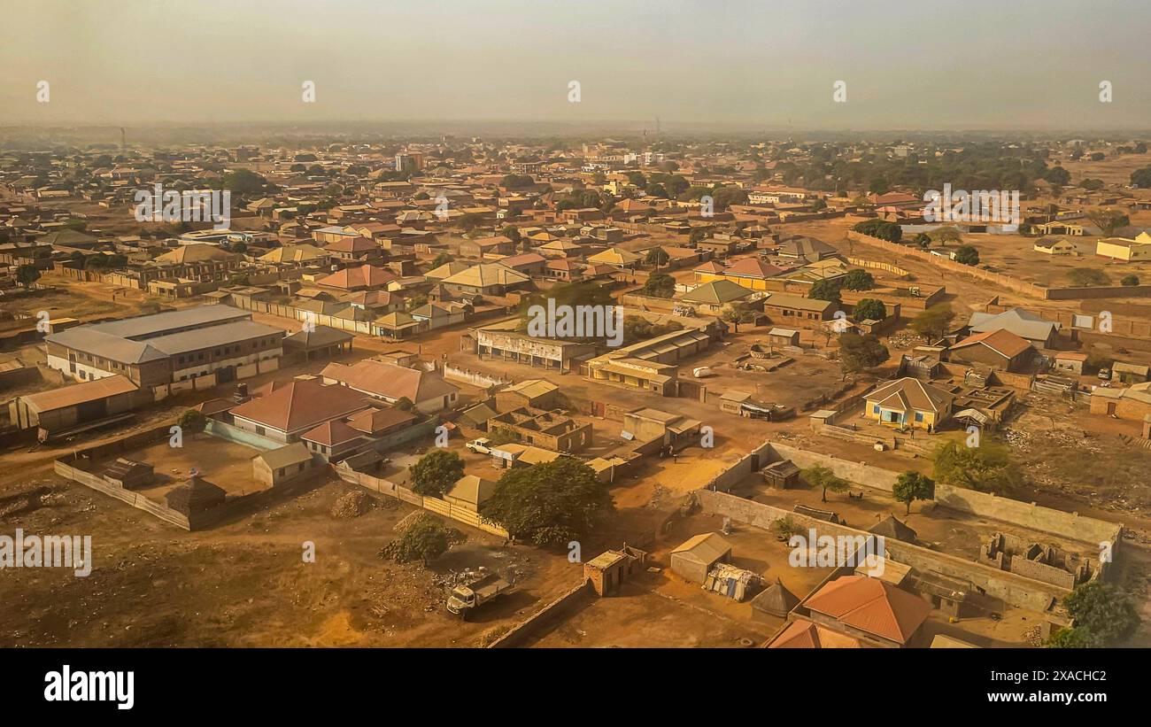Aerial of Wau, Western Bahr el Ghazal, South Sudan, Africa Copyright ...