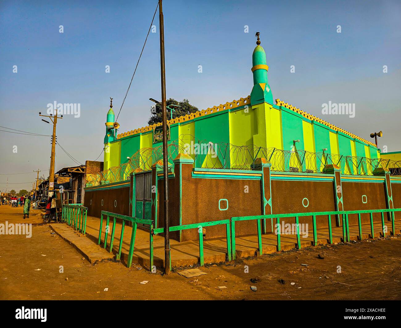 Colourful Mosque, Wau, Western Bahr el Ghazal, South Sudan, Africa ...