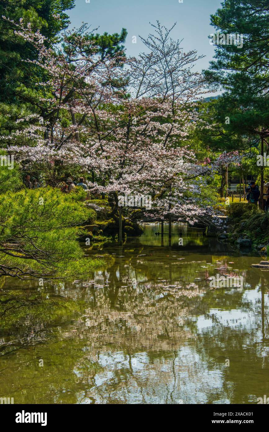 Okazaki Park in the Heian Jingu Shrine, Kyoto, Honshu, Japan, Asia ...
