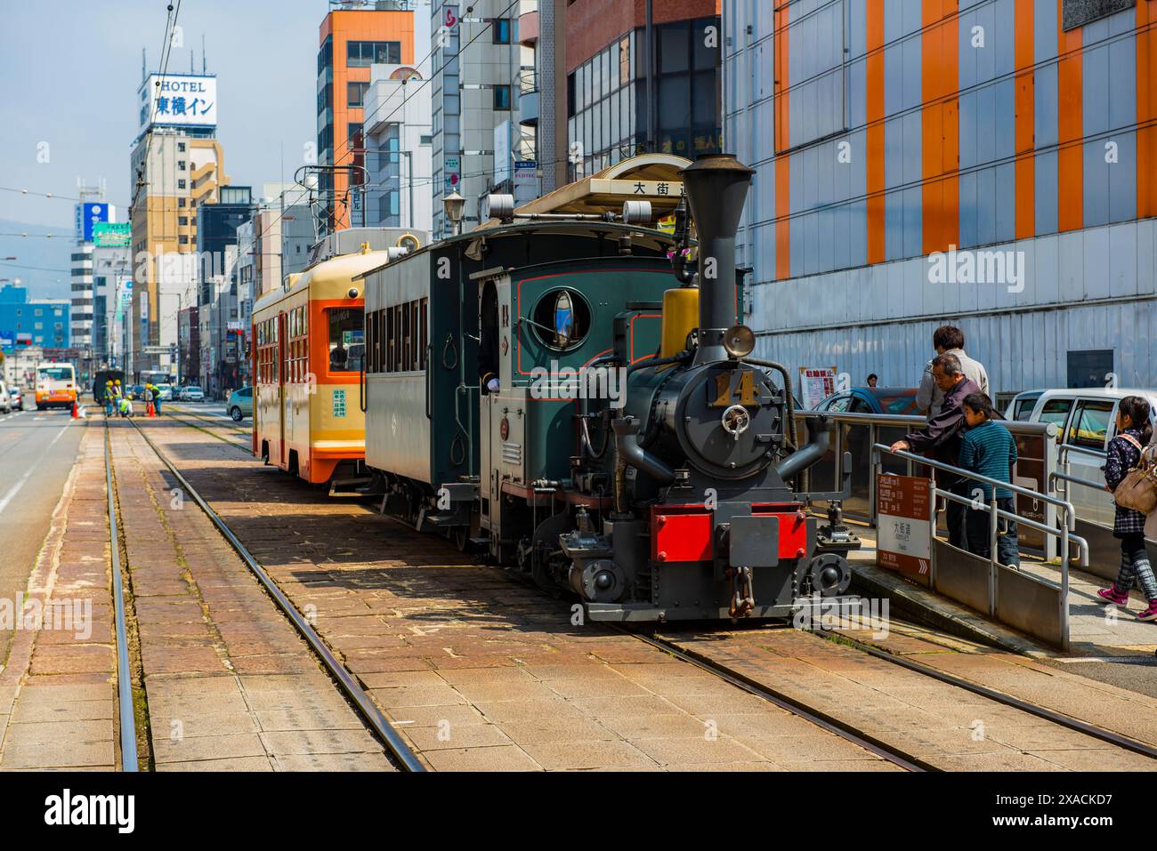 Botchan Train, Matsuyama, Shikoku, Japan, Asia Copyright ...