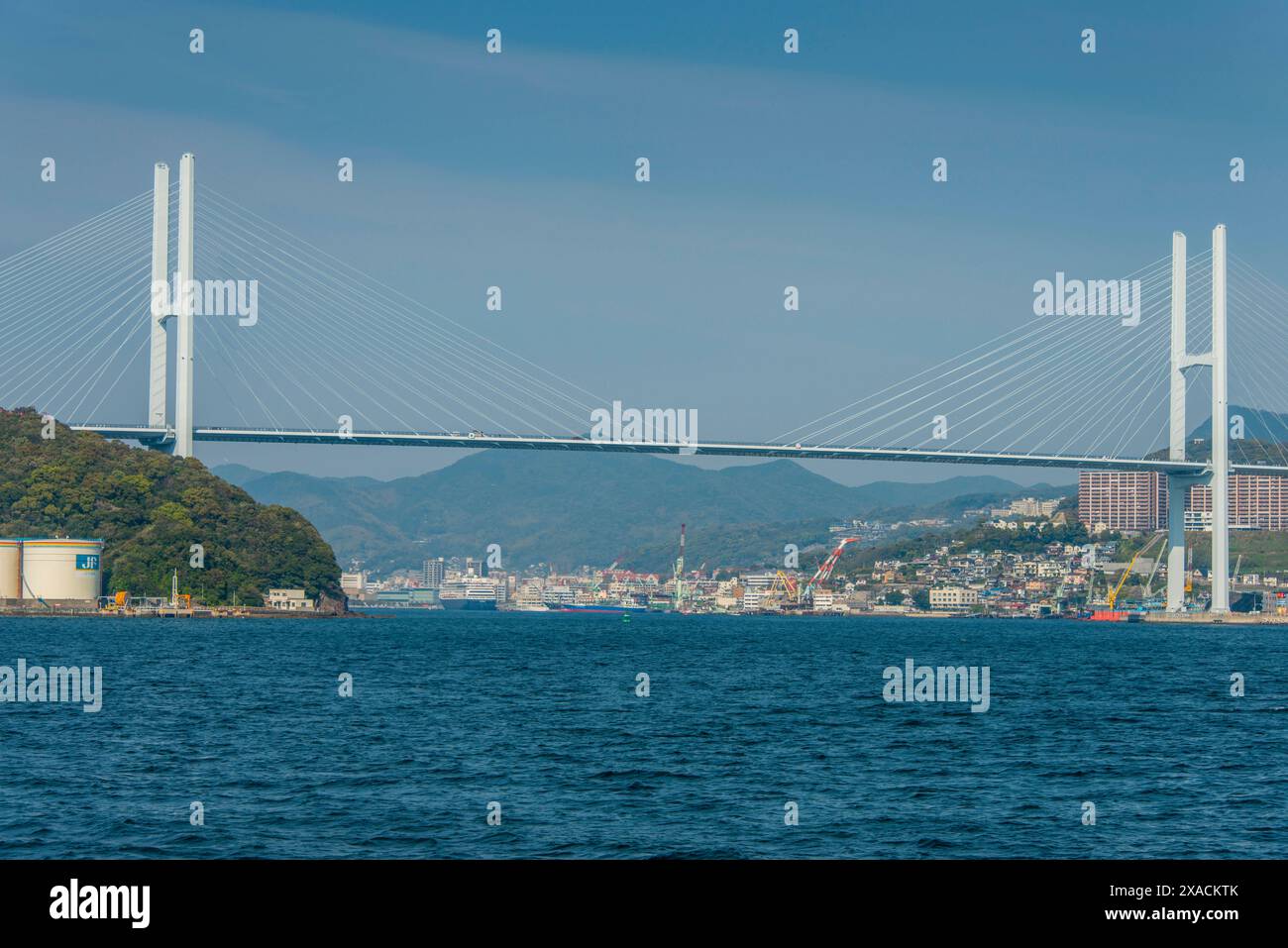 Megami Bridge, Nagasaki, Kyushu, Japan, Asia Copyright: MichaelxRunkel 1184-11748 Stock Photo ...