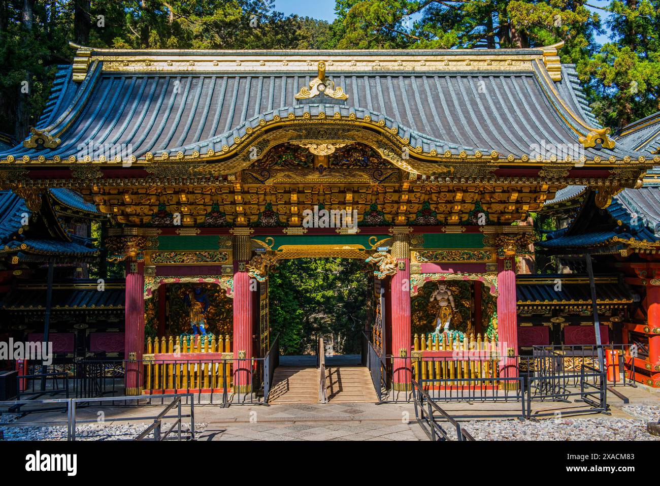 Entrance to the Iemitsu Mausoleum Taiyuinbyo, UNESCO World Heritage ...