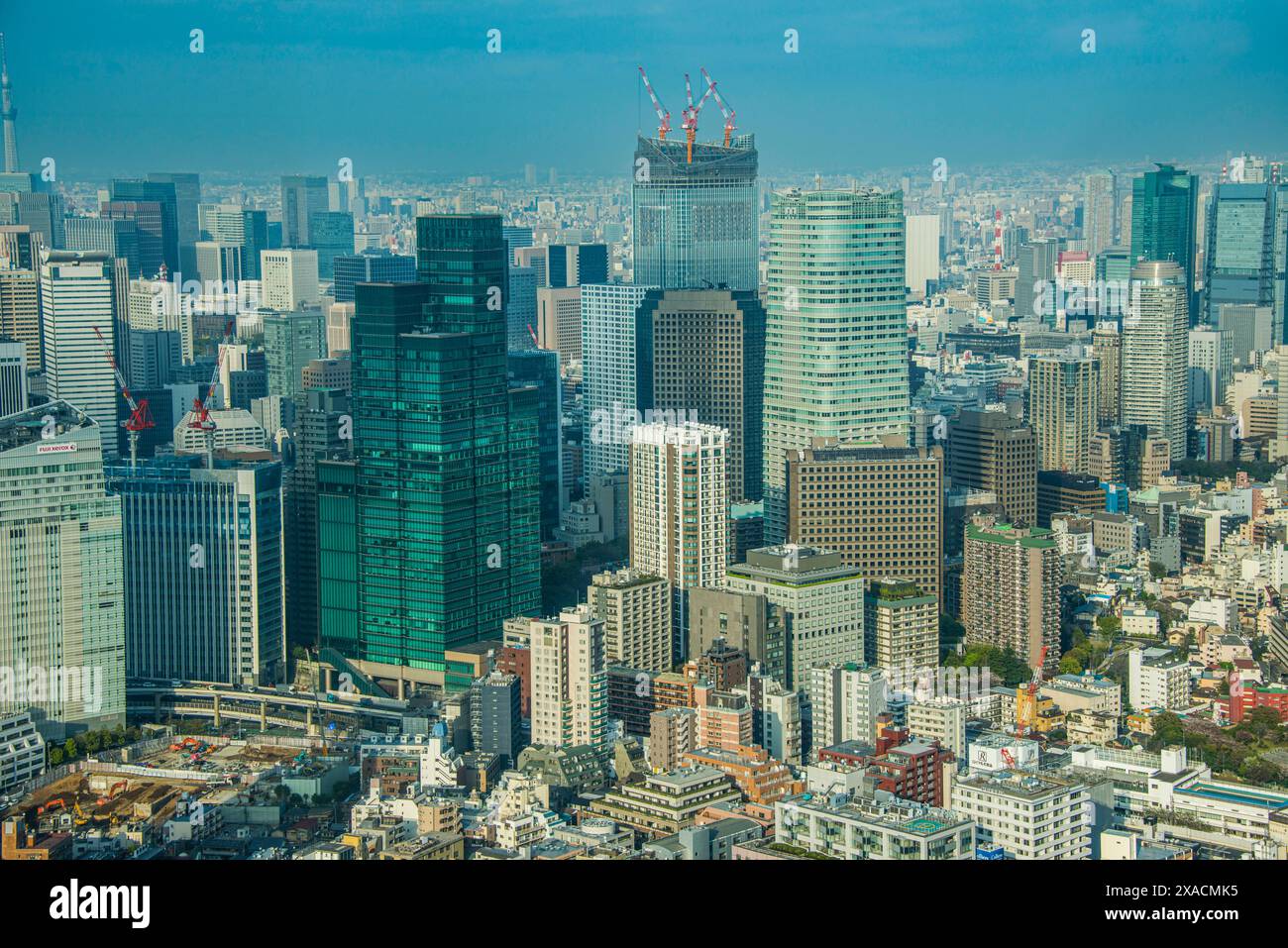 View over Tokyo from the Roppongi Hills, Tokyo, Honshu, Japan, Asia ...
