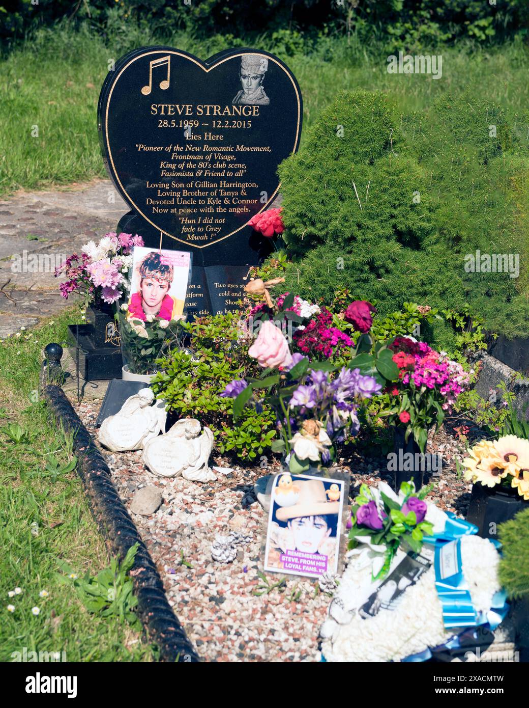 The Grave of Steve Strange. Pioneer of the New Romantic Movement and front man of Visage. Born ...