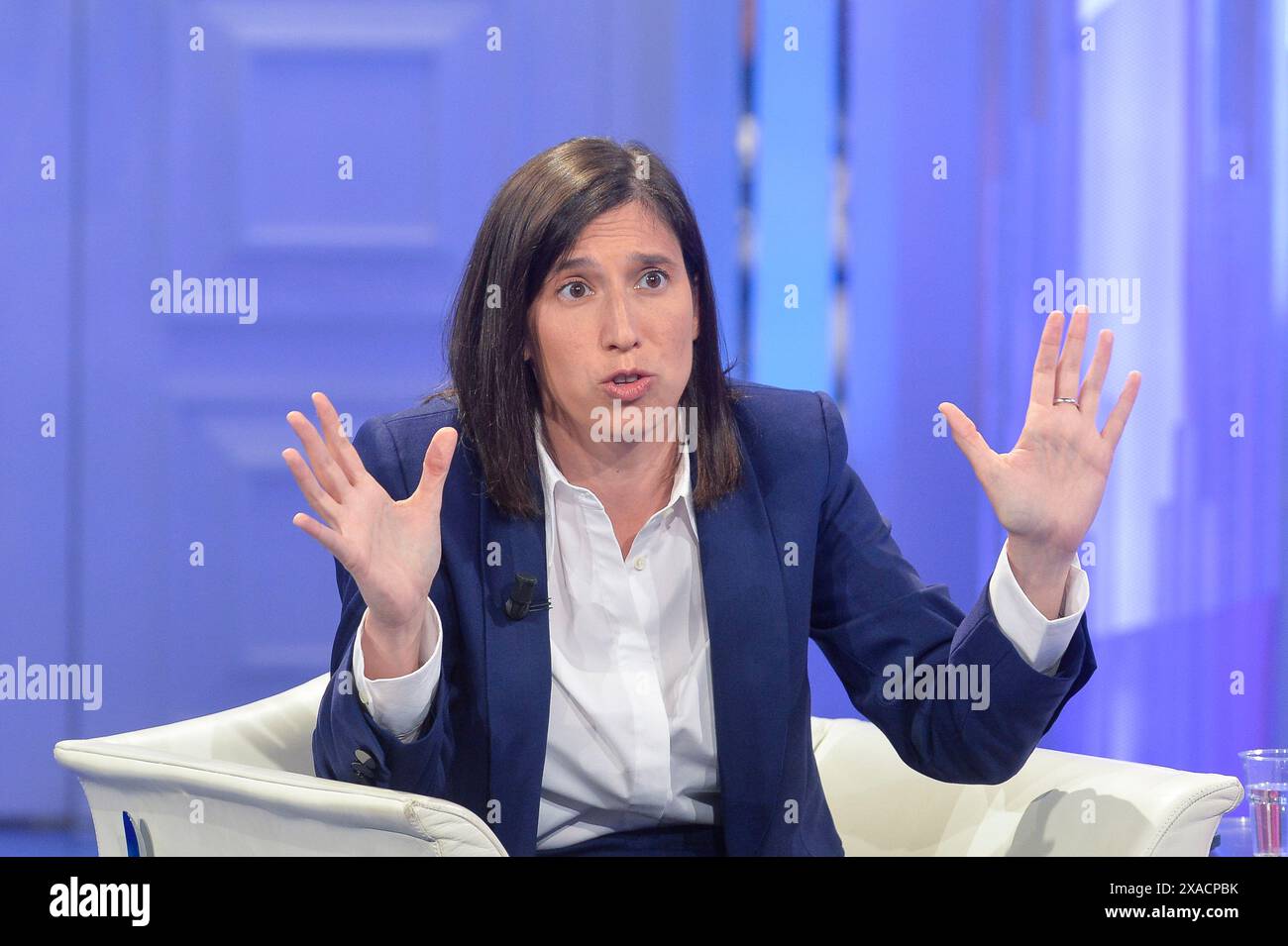 Italy, Rome, June 5, 2024 : Elly Schlein, secretary of the Democratic ...