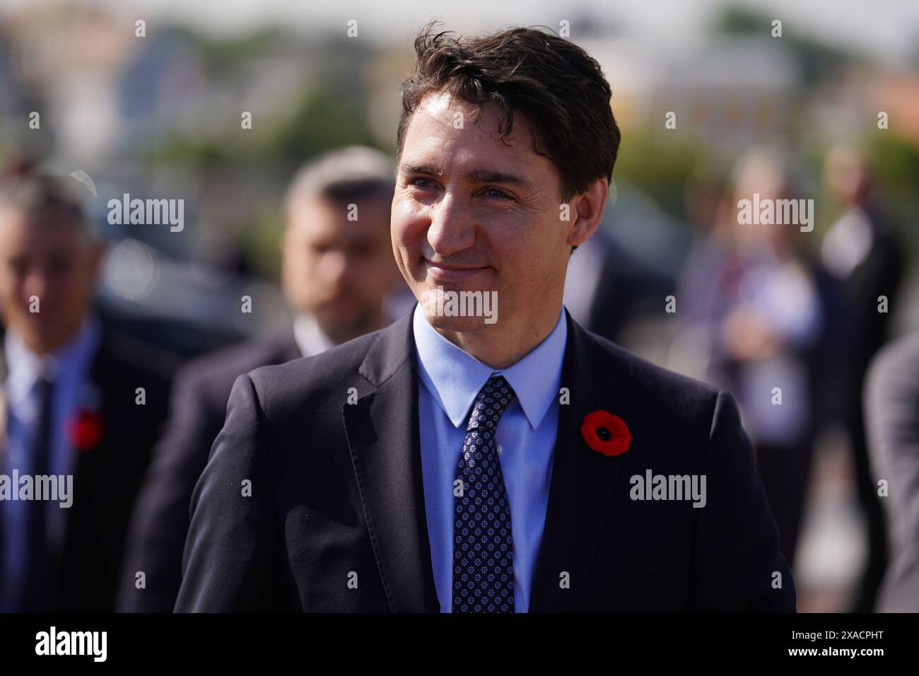 Canadian Prime Minister Justin Trudeau ahead of the Government of ...