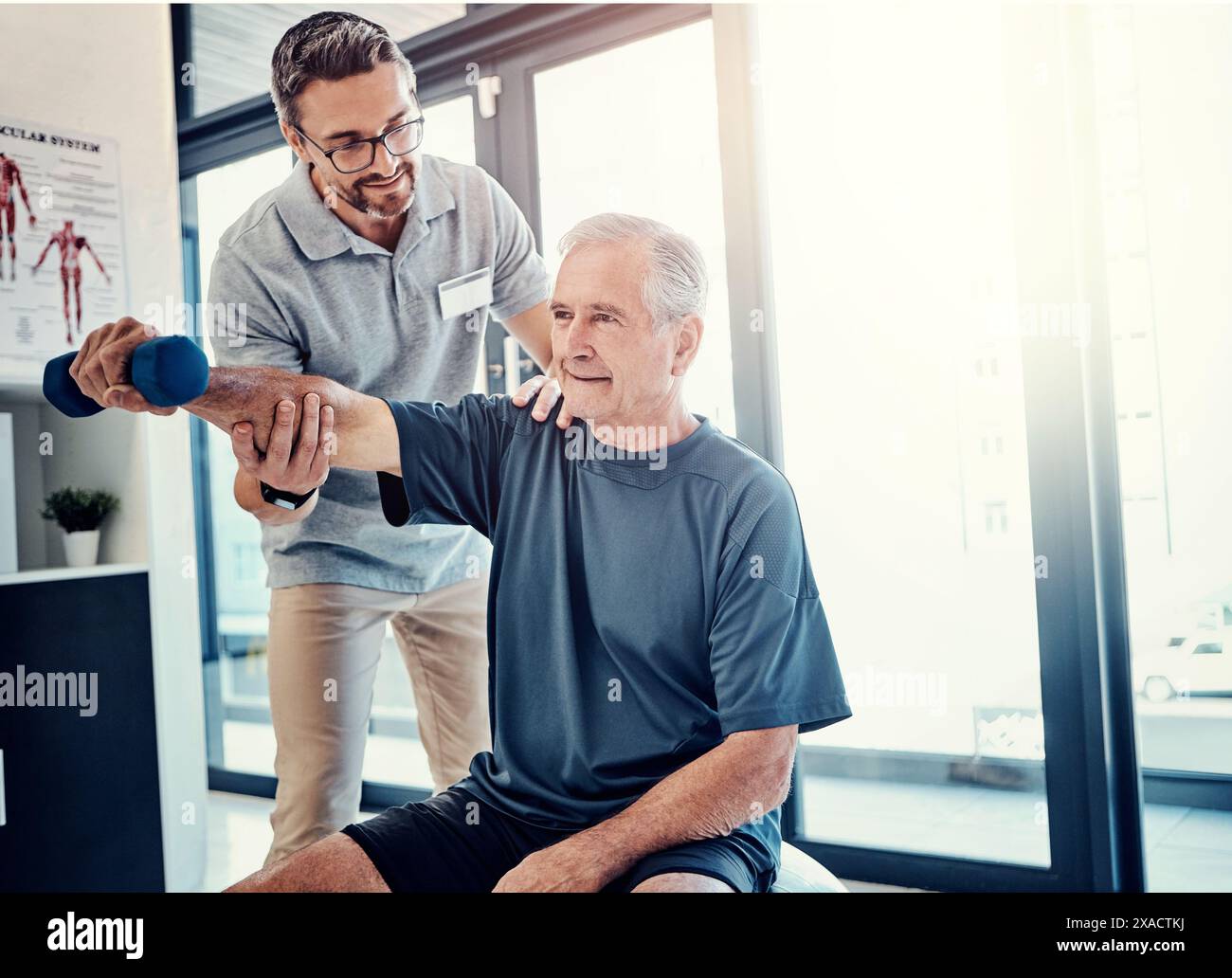Doctor patient exercise conversation hi-res stock photography and ...